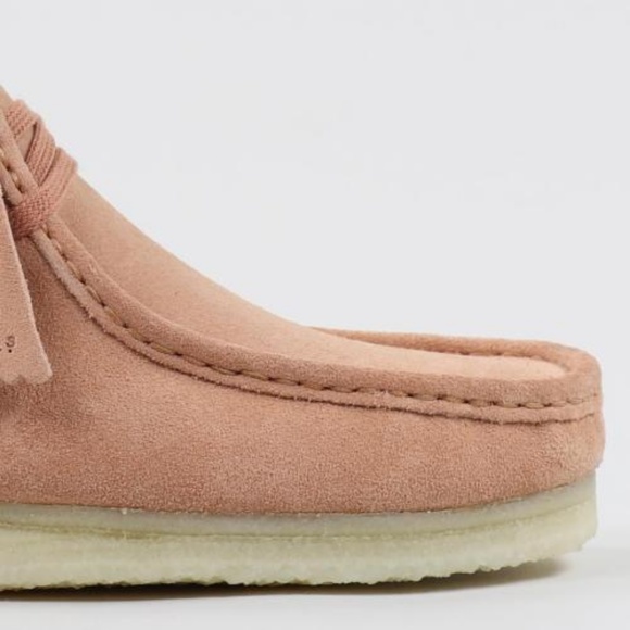 Clarks | Shoes | Clarks Originals Wallabee Low Sandstone Pink Suede ...